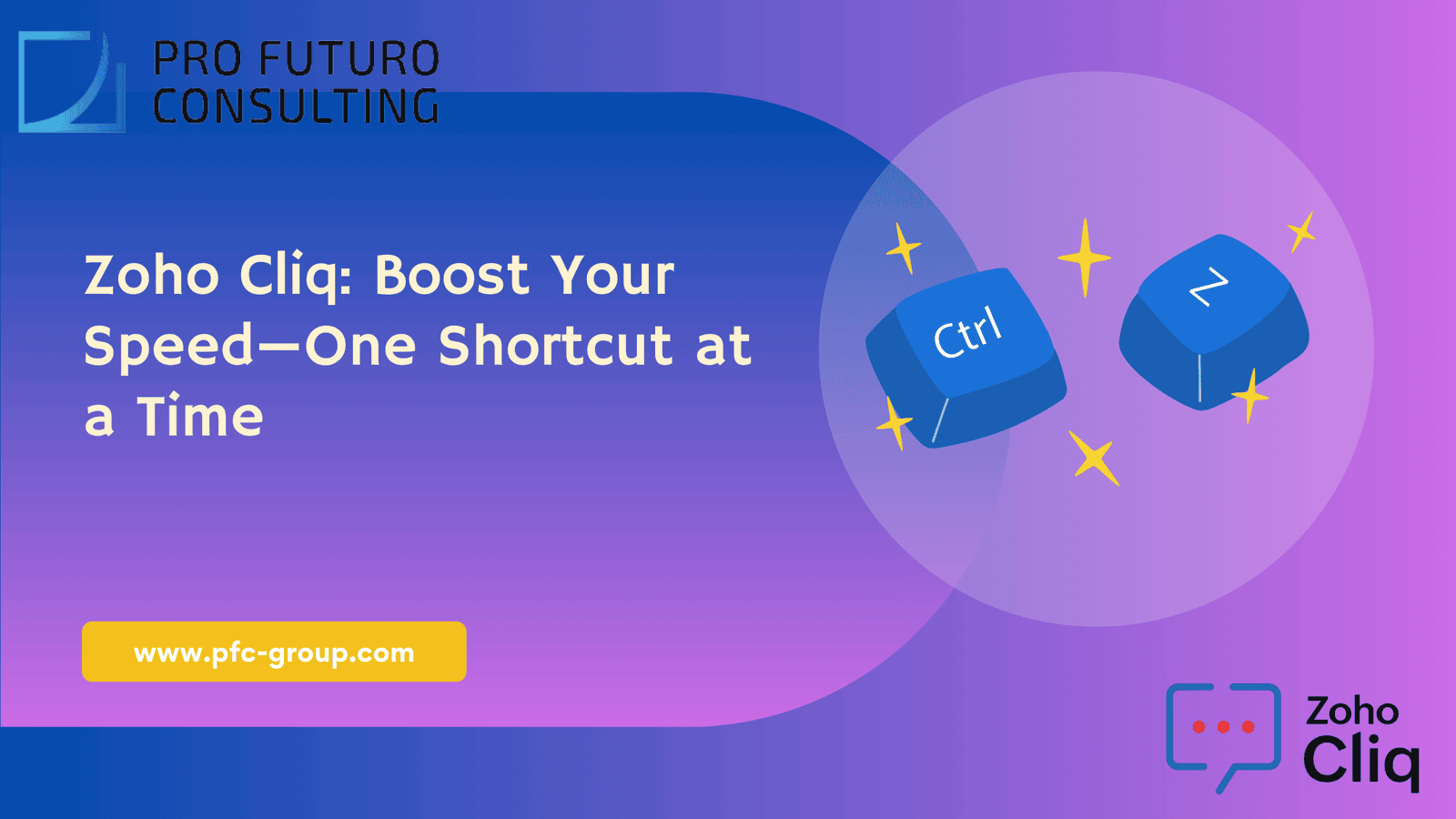 Zoho Cliq: Boost Your Speed—One Shortcut at a Time | Pro Fututo ...